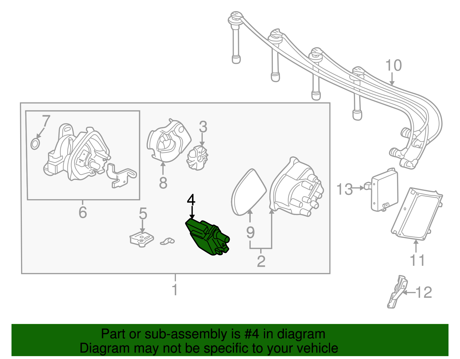 30510-PT2-006 - Ignition Coil 1990-2002 Honda | Honda Parts Online