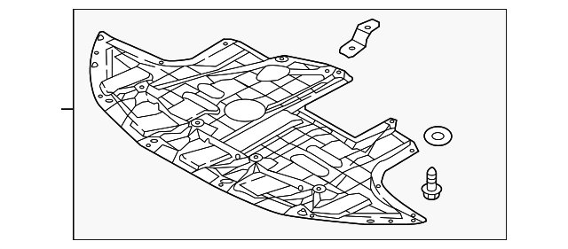 2017-2020 Hyundai Elantra Lower Shield 29110-F3100 | OEM Parts Online