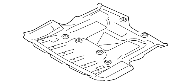 51757185113 - 2009-2019 BMW Splash Shield (51-75-7-185-113) | BMW of ...