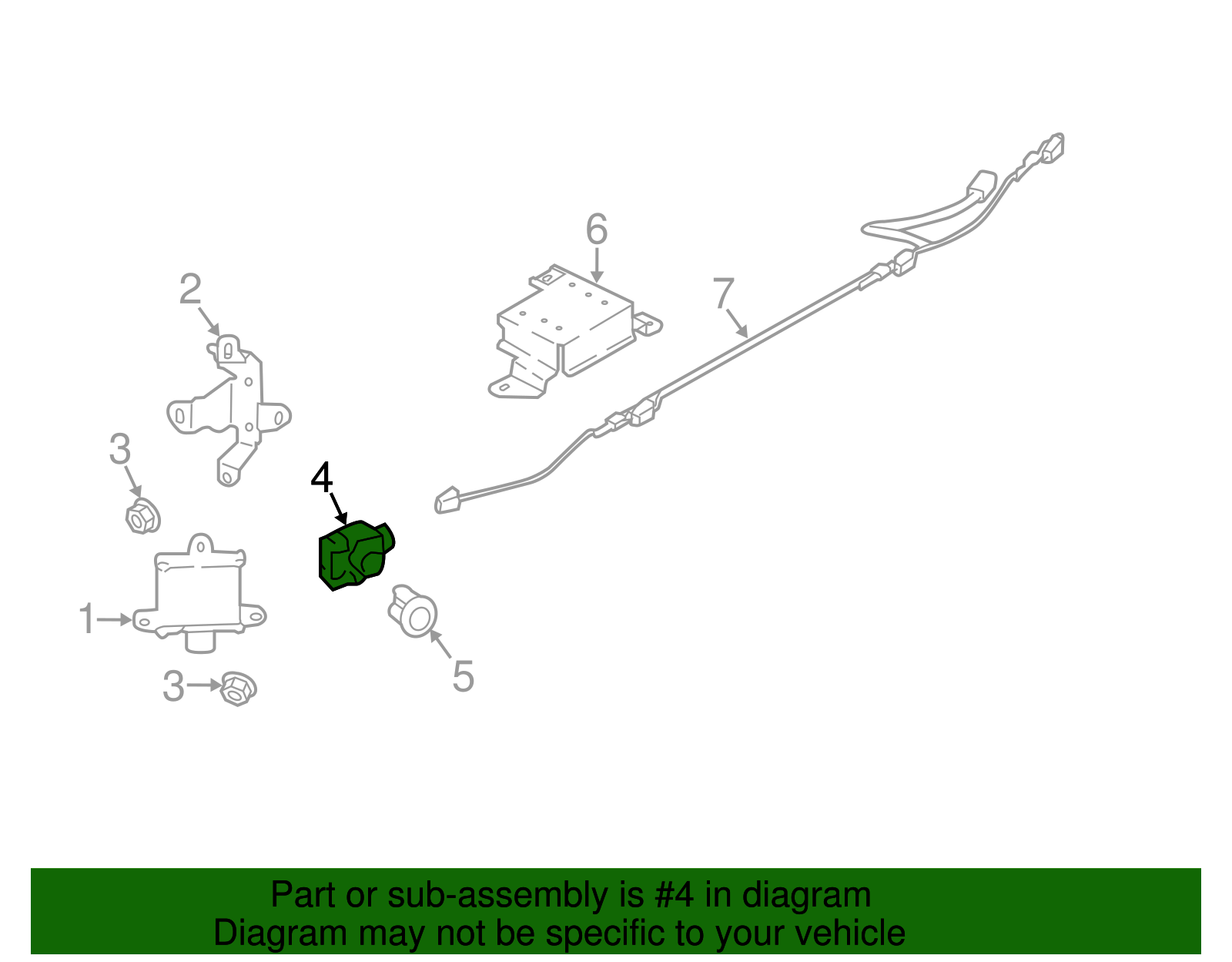 2018-2023 Subaru Crosstrek Reverse Sensor 87621FL000W6 | Subaru Parts Store
