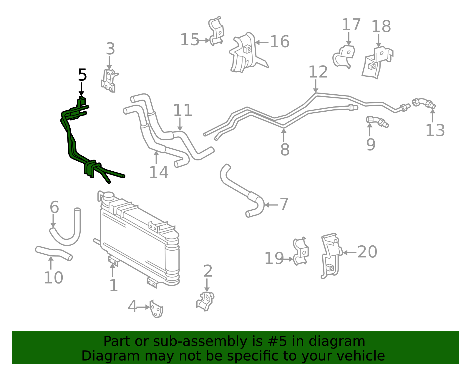32906-60150 - High-Quality Automatic Transmission Oil Cooler Hose ...