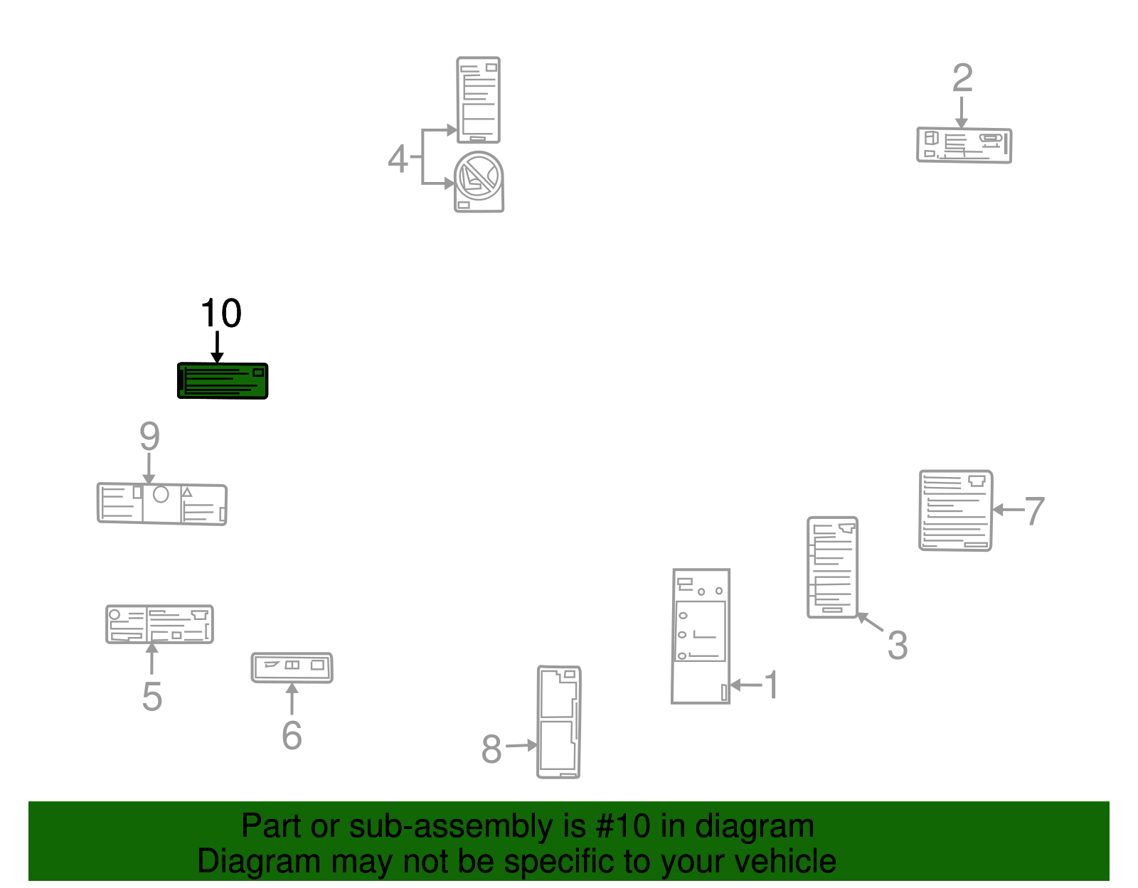 8V0-010-504-AQ - Emission Label 2022 Audi | Audi OEM Parts Guy