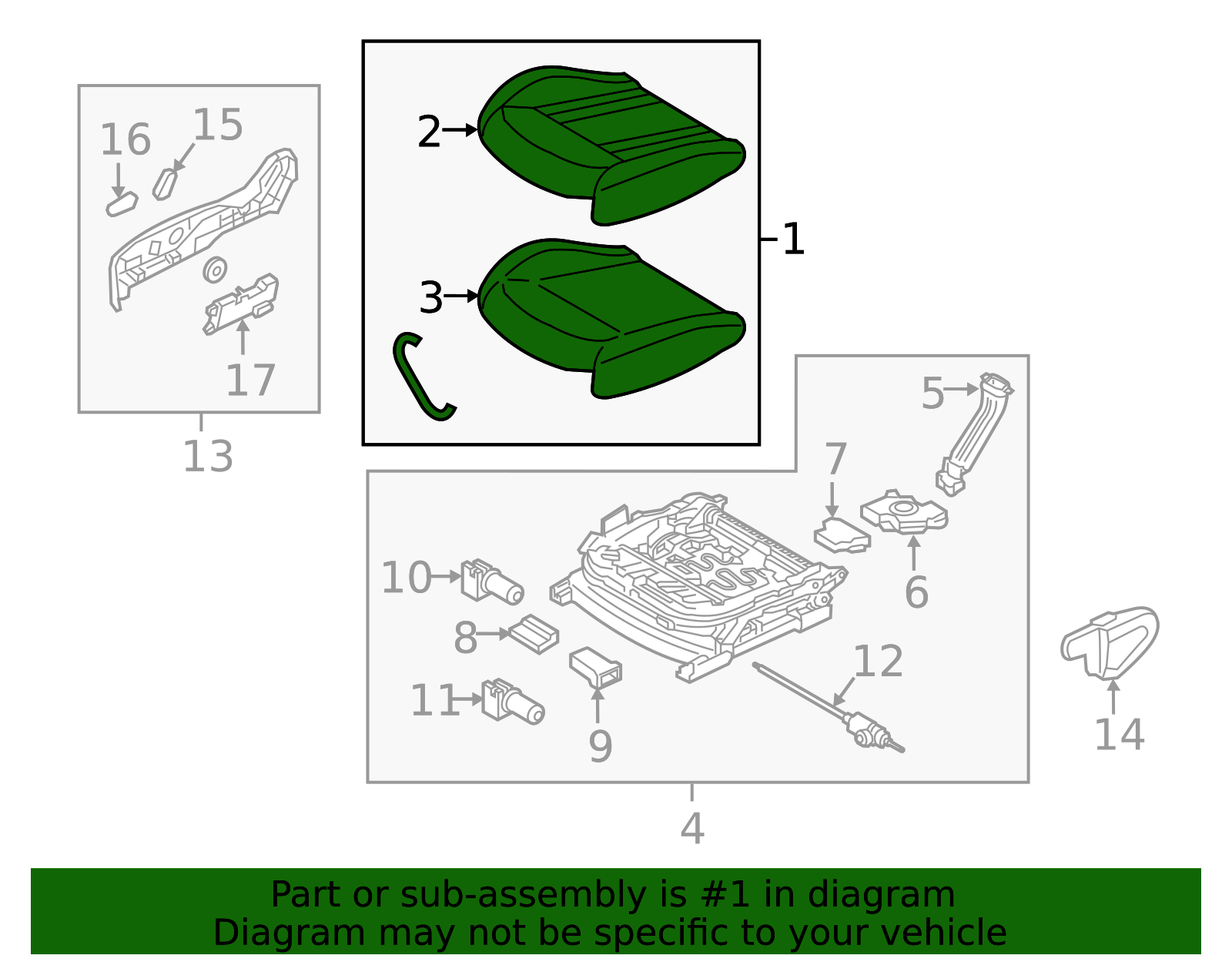 Hyundai - 88200-G9030-FD8 - Cushion Assembly - OEM Hyundai Parts Outlet