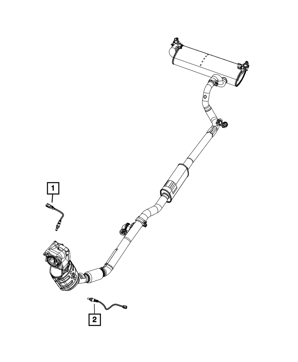 2018-2023 Jeep Oxygen Sensor 68217019AA | Mopar.com National eStore