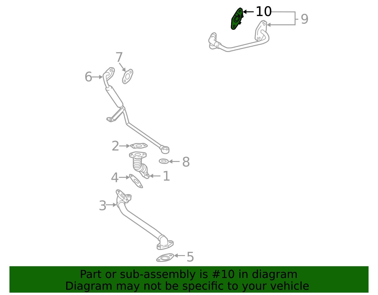 2020-2025 GM Positive Crankcase Ventilation Tube Gasket 12671847 GM ...