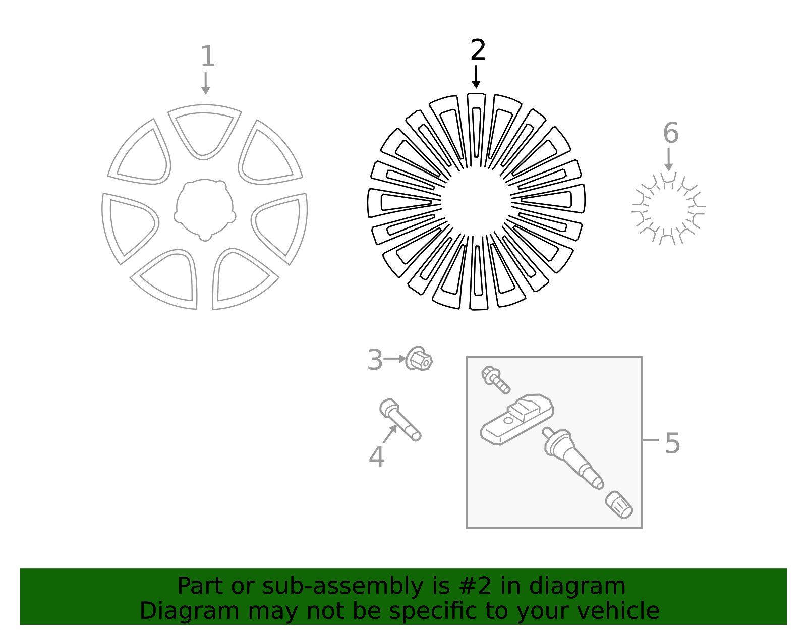 52906-J6200 - Wheel, Alloy 2019-2020 Kia K900 | Kia.Parts Store