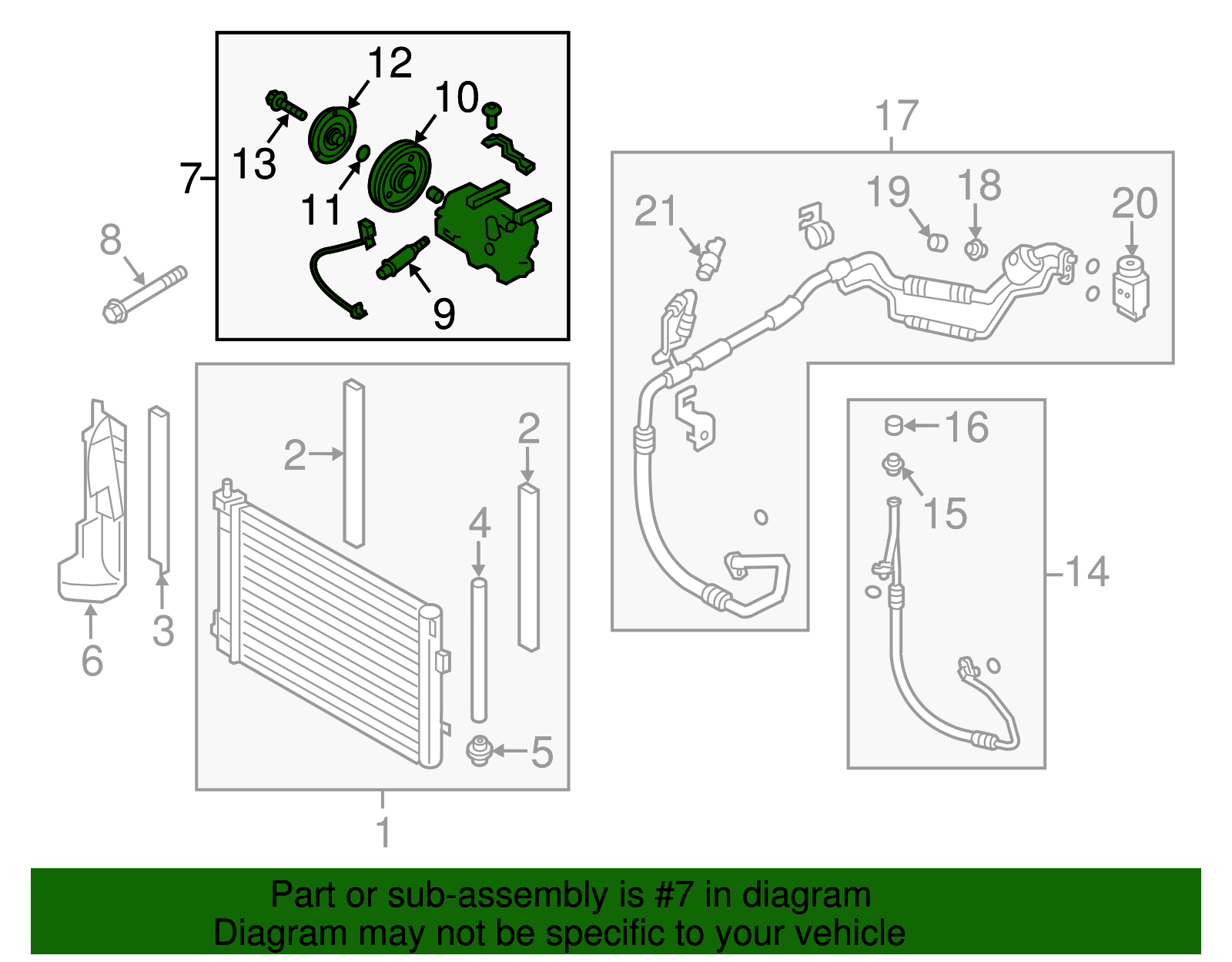 2013-2017 Hyundai Elantra GT Compressor Assembly 97701-A5100 | OEM ...
