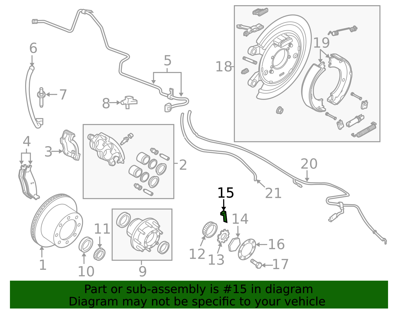 2003-2009 Dodge Wheel Bearing Adj Nut Lock, Right Or Left 05086762AA ...