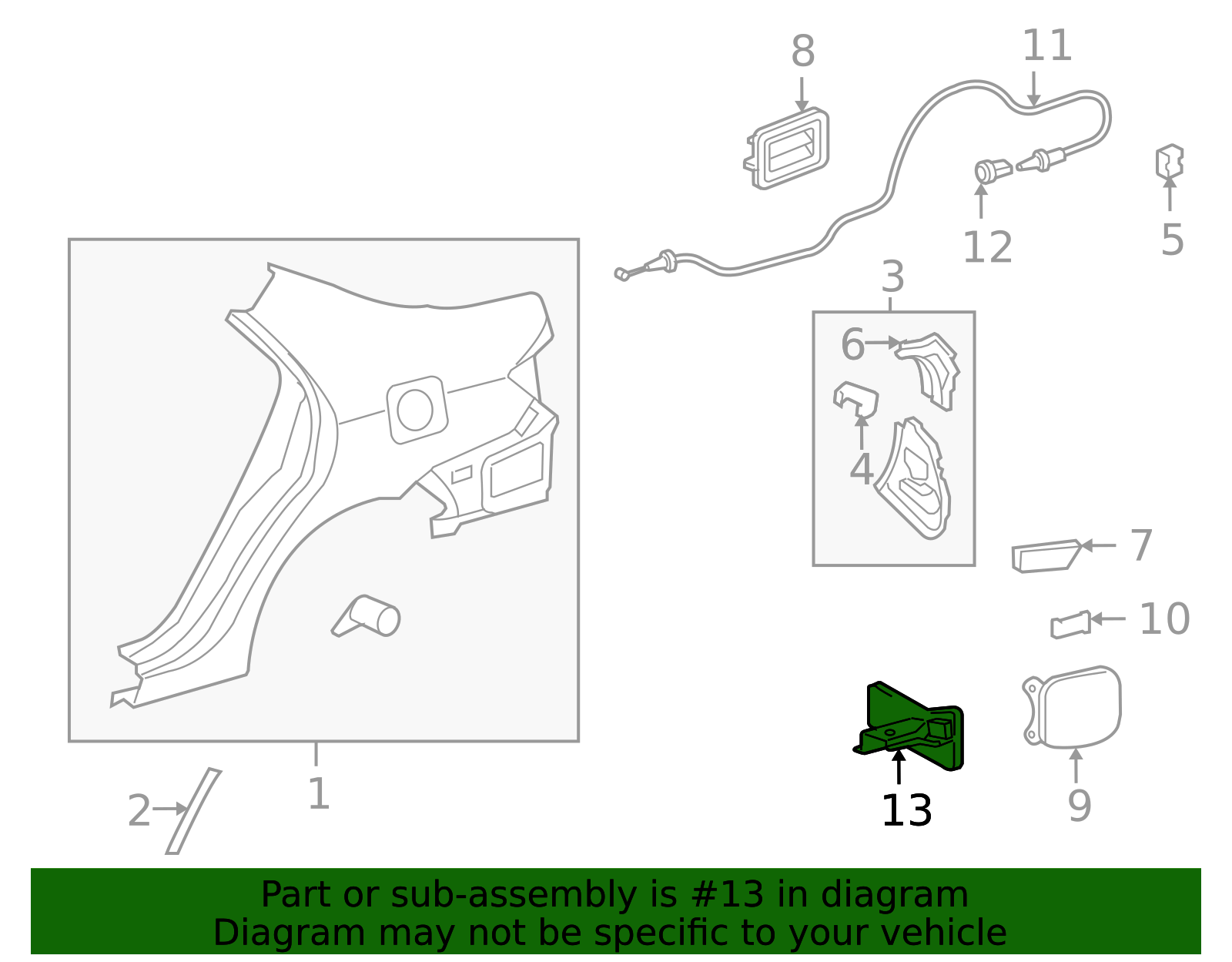 65631-02120 - Deflector - 2009-2013 Toyota Corolla | OEM Genuine Toyota ...