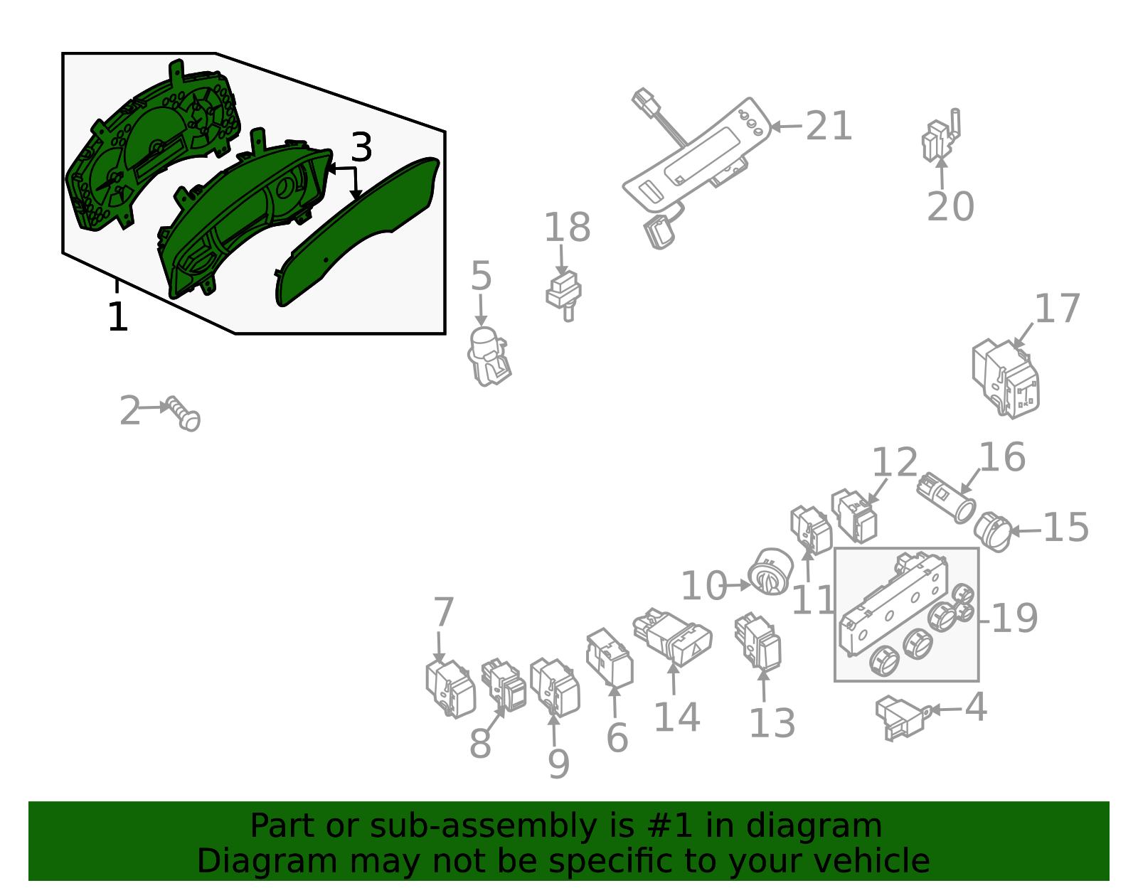 2011-2012 Nissan TITAN Instrument Cluster 24810-ZV39D | Anicra Nissan Parts