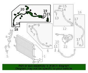 Hyundai A/C Suction Hose - OEM Cooling Line - Part #97775-G7000 ...