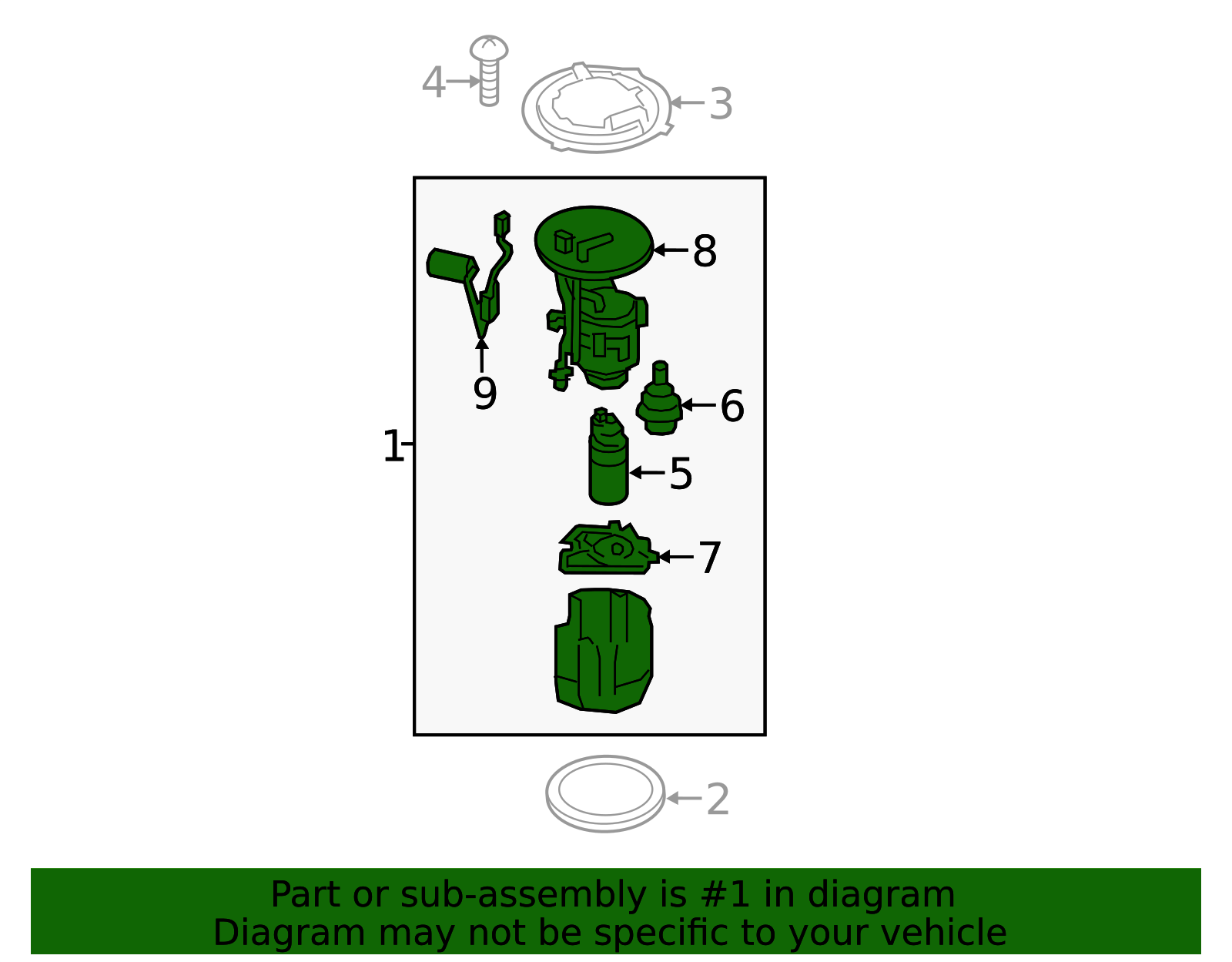 PYML-13-35XB - Fuel Pump And Sender Assembly - 2018-2020 Mazda 6 ...