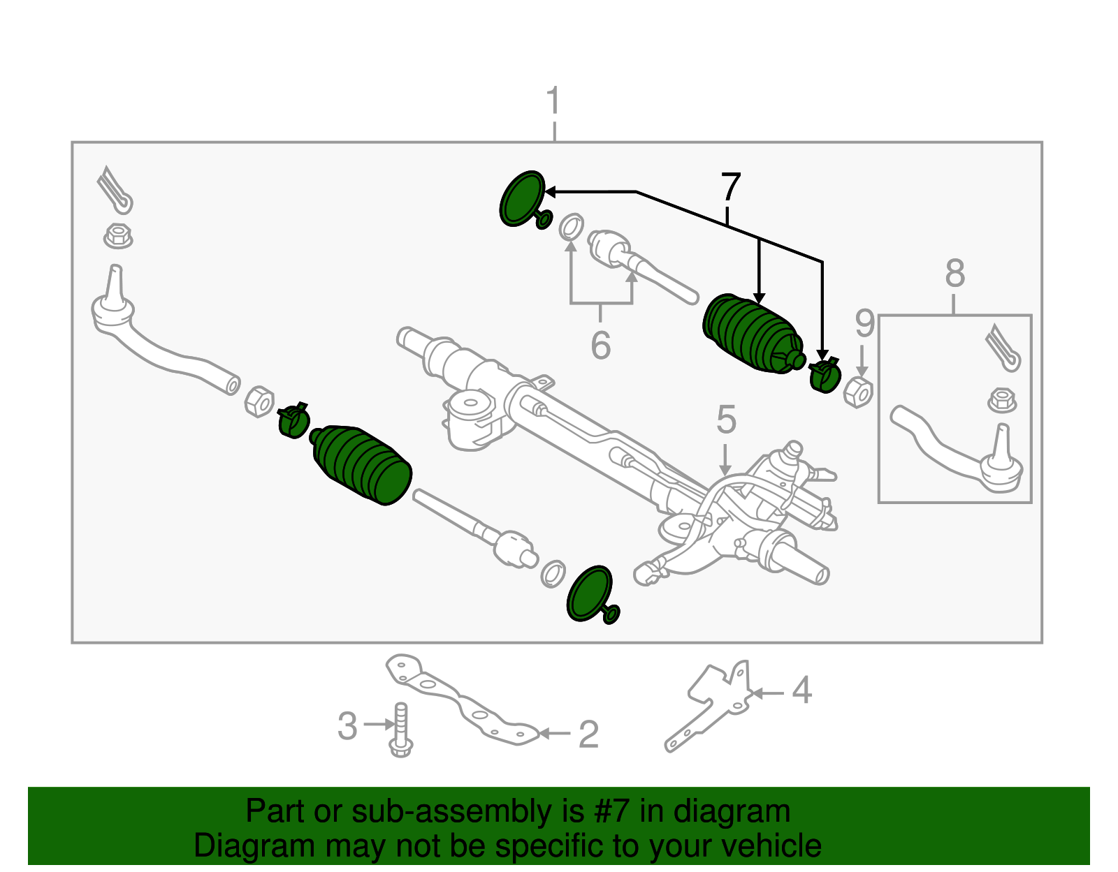 2000-2020 Infiniti Boot Kit Power Steering Gear D8B03-AC80A | Faulkner ...