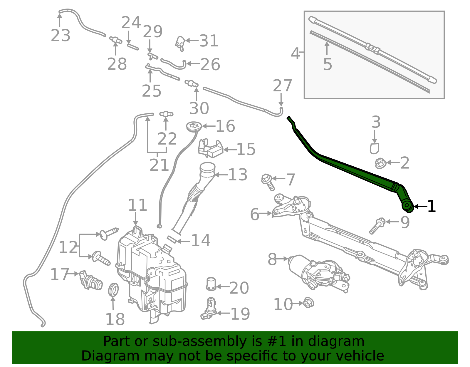 GBEF-67-321 - High-Quality Wiper Arm for AutoNation Parts