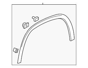2018-2024 Chevrolet Wheel Opening Molding 84999331 | Shop Matick Buick GMC