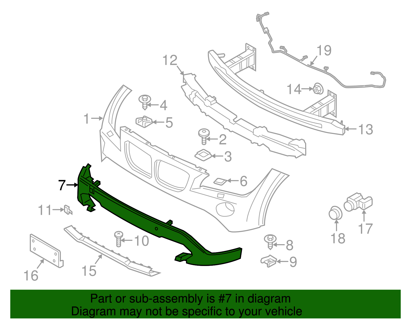 51-11-7-409-128 - 2015 BMW X1 - Lower Cover | BMWPartsHub