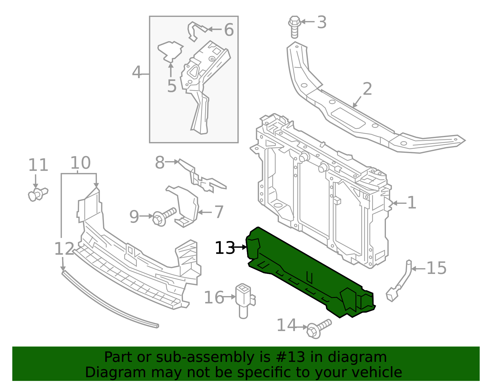 KB8A-50-R10A - Shutter Assembly 2017-2024 Mazda CX-5 | Mazda Parts.US