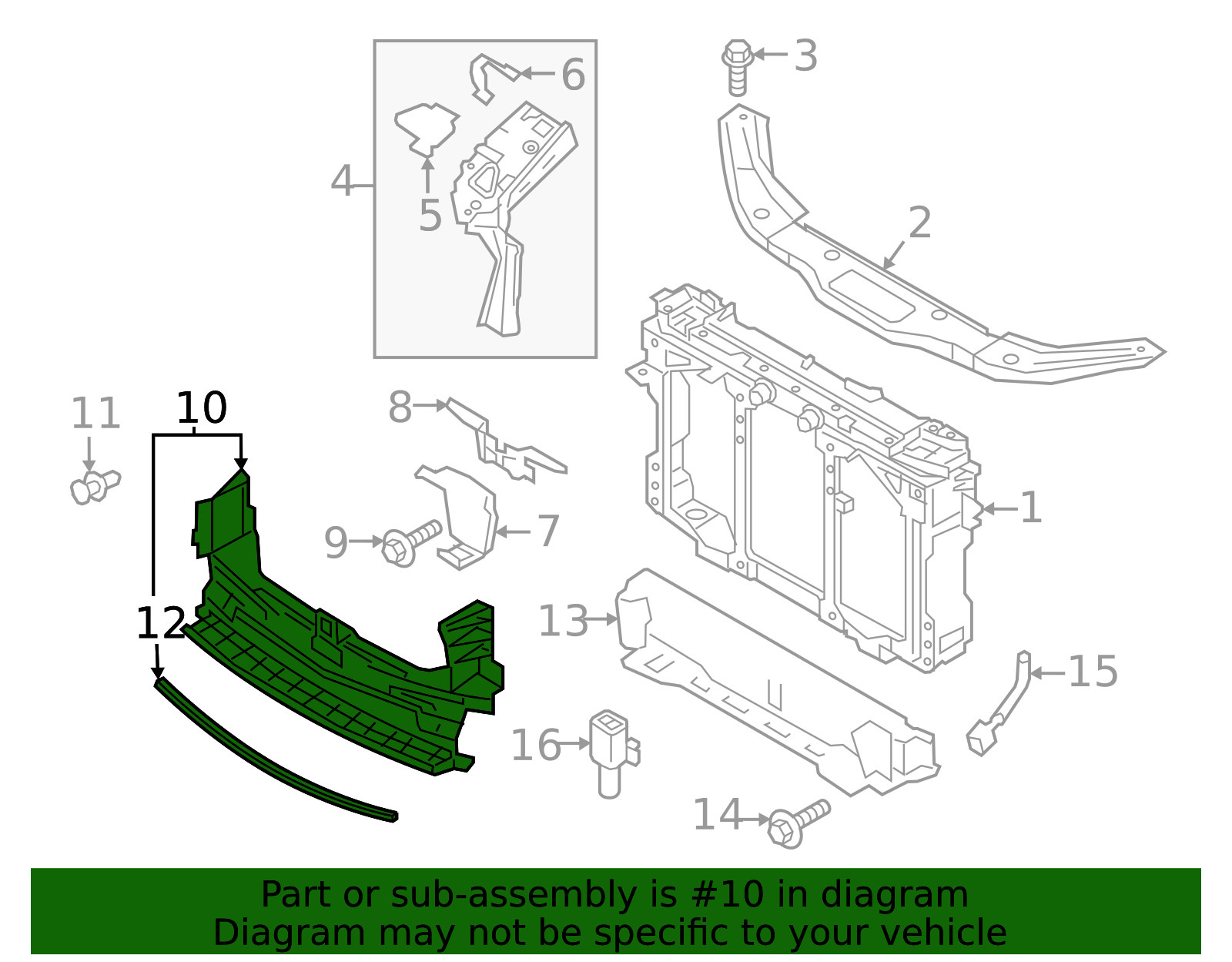 2017-2021 Mazda CX-5 | Air Guide | KB8A-50-1C0C | Mazda Online Parts