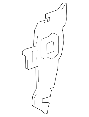 Genuine Toyota Radiator Support Baffle part# 53294-0R010 for 2006-2012 ...