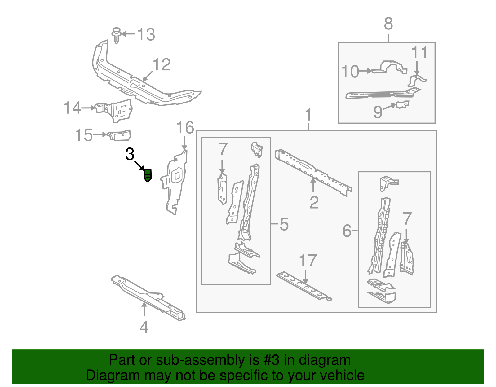 Toyota Hood Stop Buffer Part# 9054115019 | Toyota of Colorado Springs