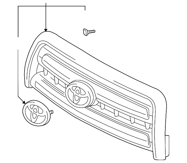 2004-2006 Toyota Tundra Grille 53100-0C120-B1 | Toyota Parts Center