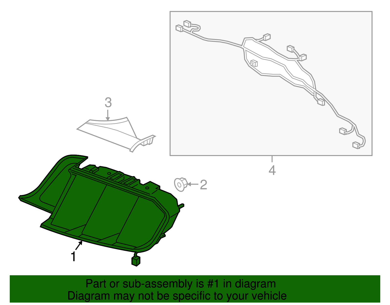 2018-2023 Ford Mustang Tail Lamp Assembly JR3Z-13405-G | TascaParts.com