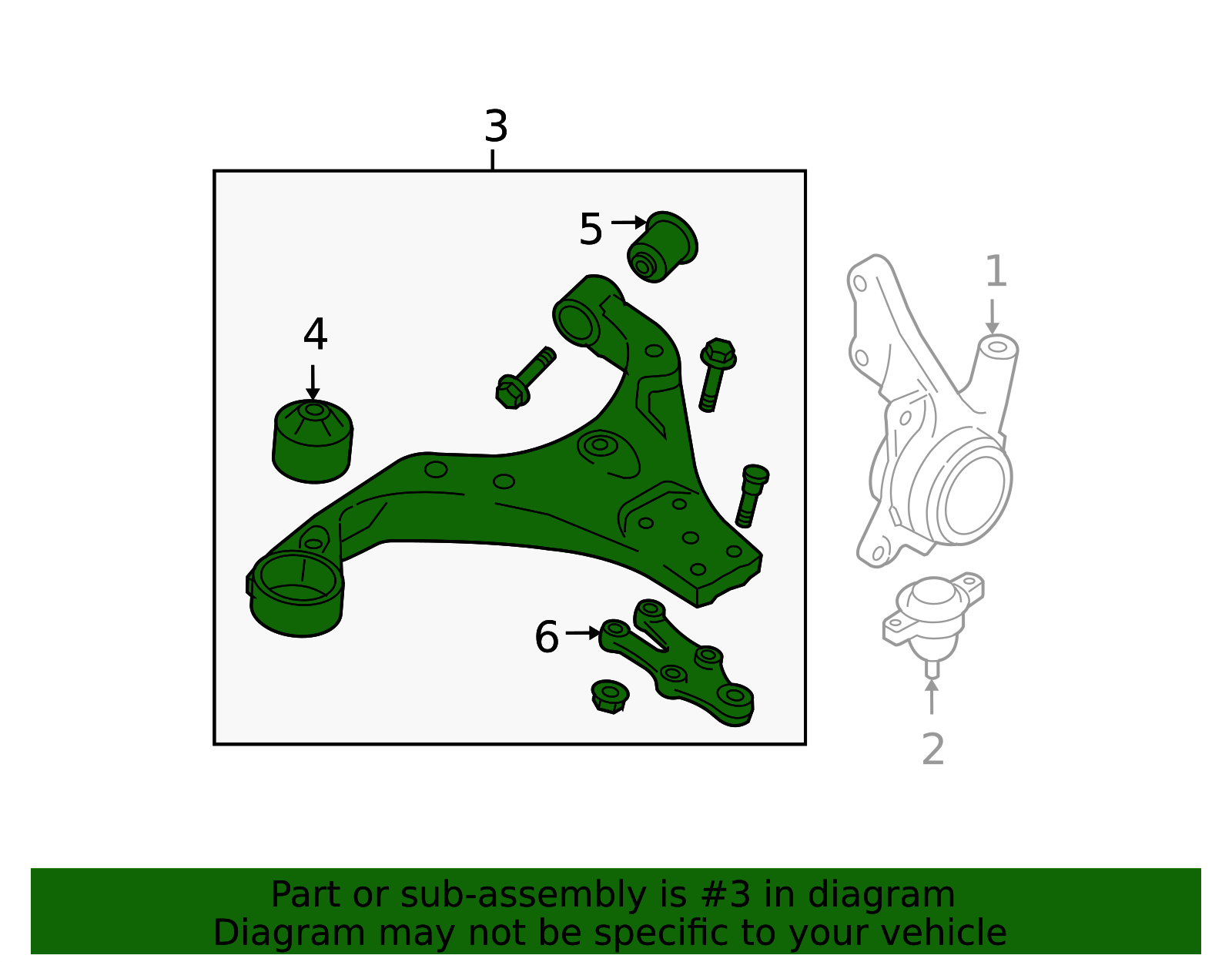 2005-2009 Hyundai Tucson Lower Control Arm 54501-2E001 | MotorMotor
