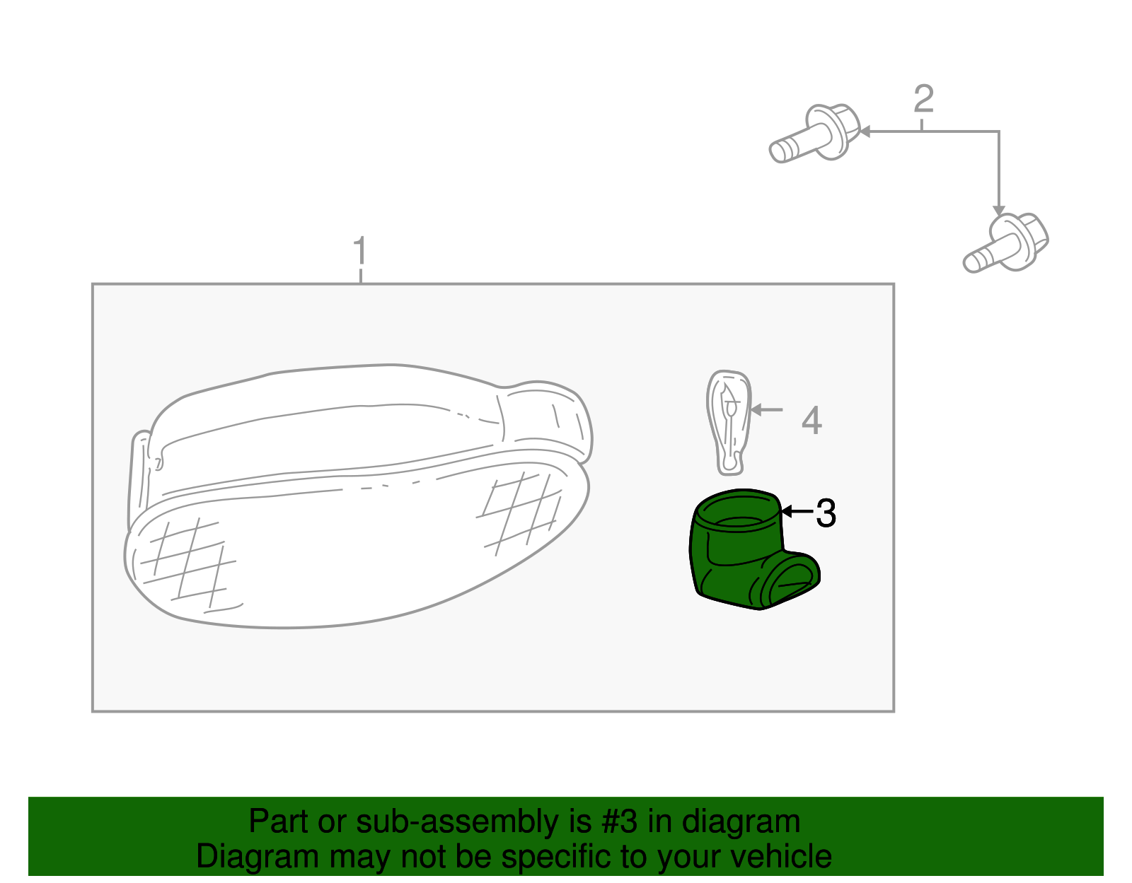 2000-2005 Buick LeSabre Turn Signal and Parking Lamp Socket 12335587 ...