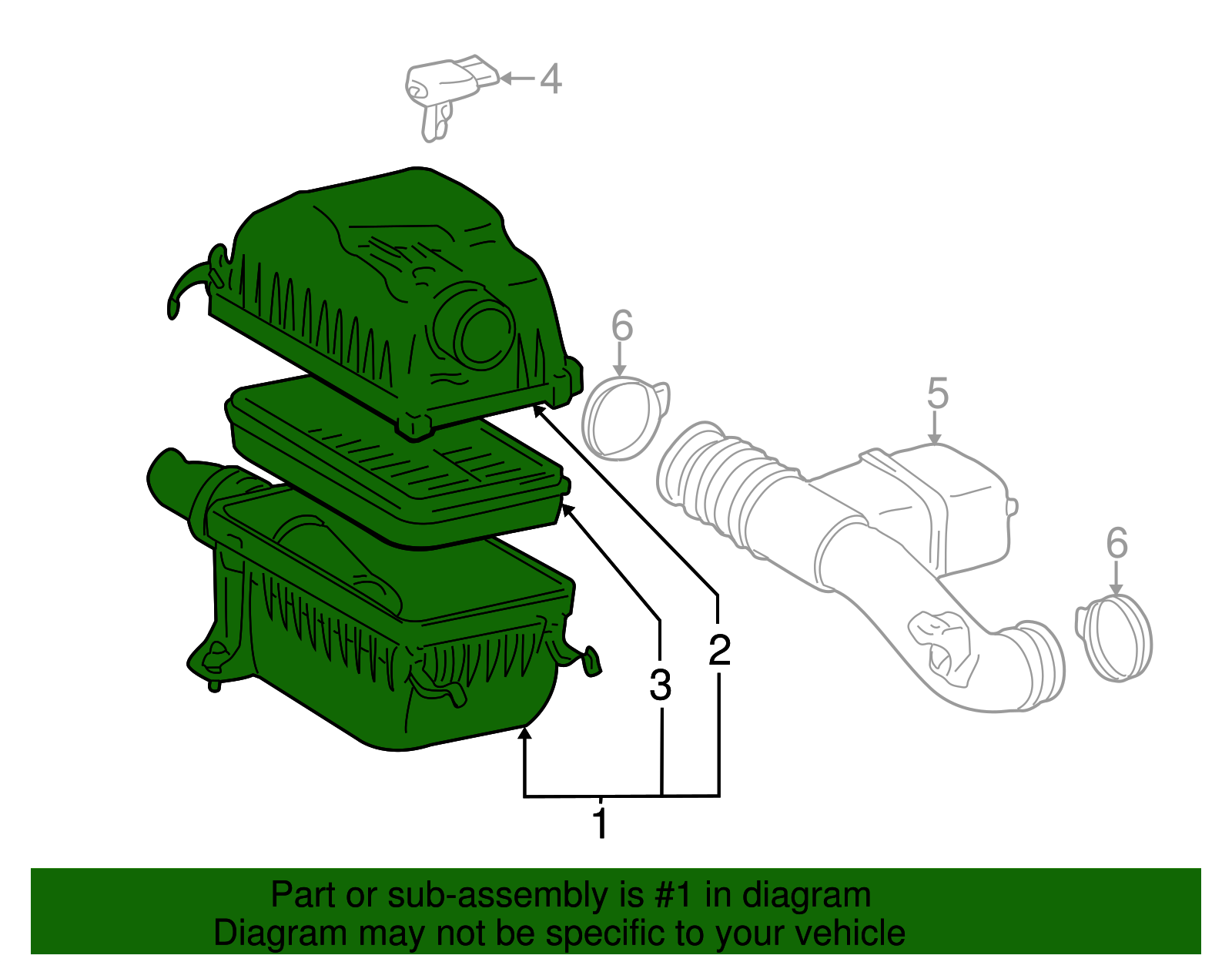 177000f041 - Toyota Air Cleaner Assembly 2005-2007 Toyota | Performance ...