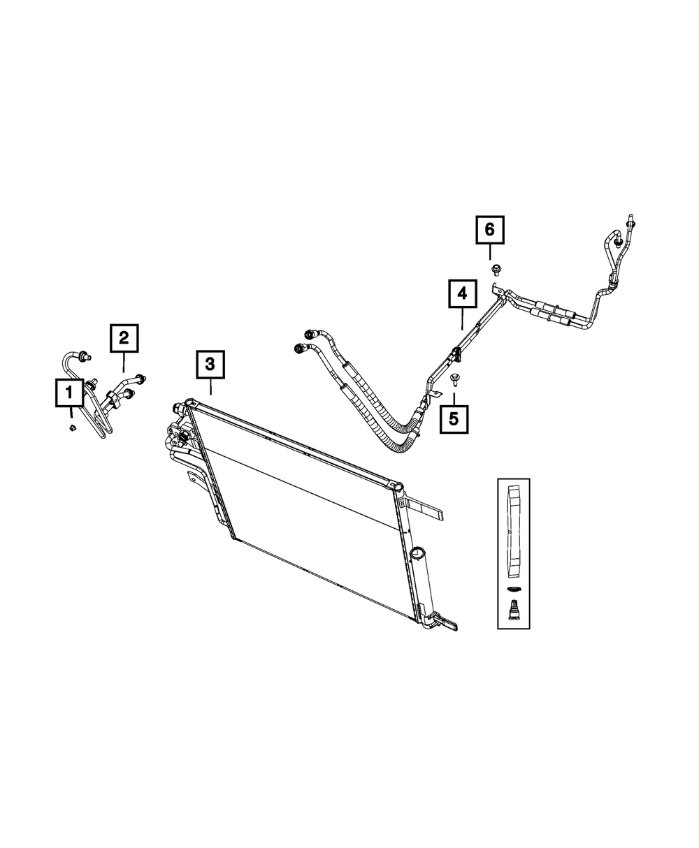 68312697AD - Condenser And Trans Cooler Cooler 2019-2026 Ram | The ...
