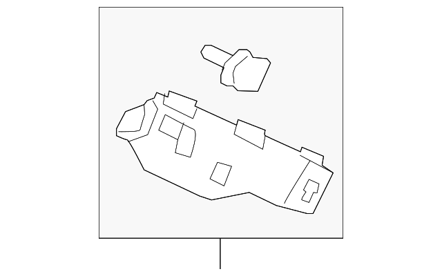 2013-2016 Lincoln MKS | Side Retainer | DA5Z-17C947-A | Walls' Ford Parts