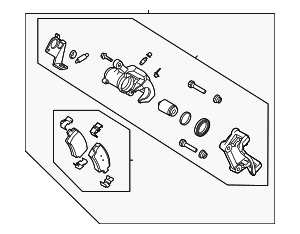 2021-2024 Hyundai Elantra Caliper Assembly 58230-AA600 | OEM Parts Online