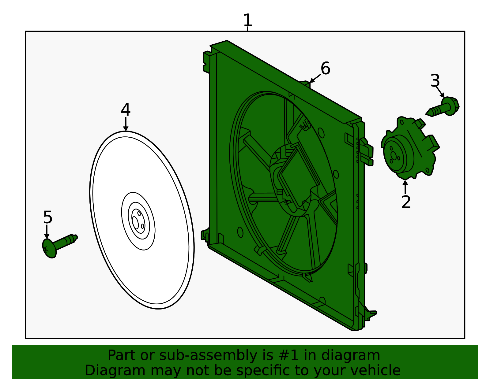 2020-2025 Toyota Fan Module 16360-F0100 | Toyota Parts Center