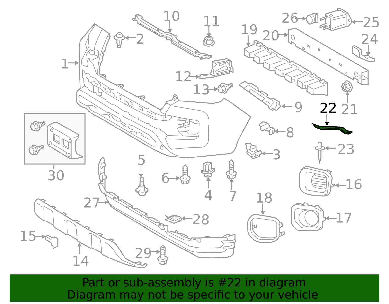 52137-04050 - Bumper Impact Bar Brace Longo Toyota Parts