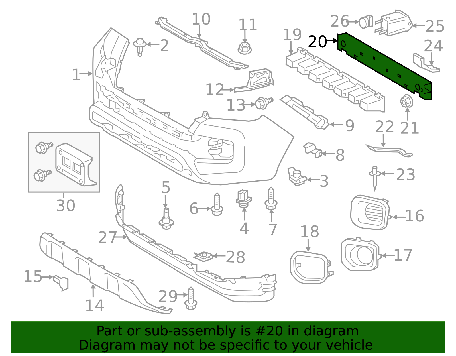 Impact Bar 52131-04031 | OEM Parts Online