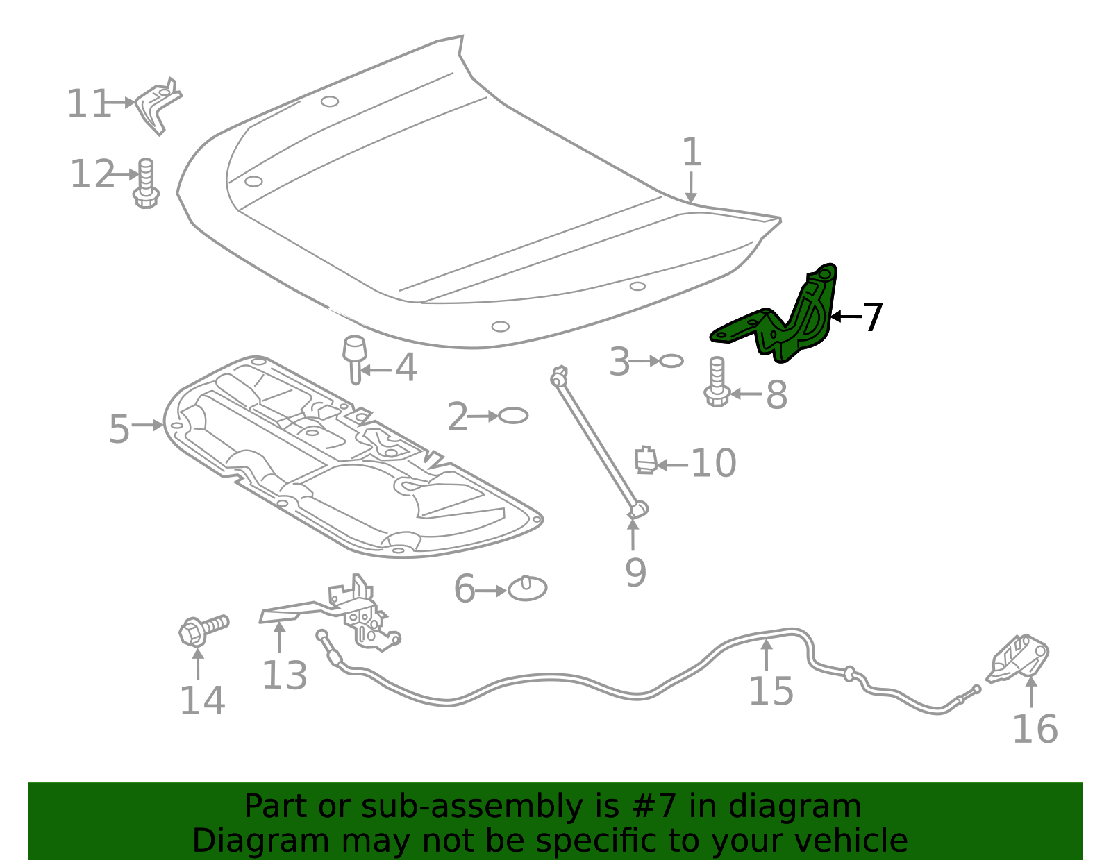 Genuine Official Toyota Hinge Assembly part# 53410-0R080 for 2019-2025 ...