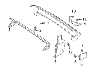 91088038009K83 - Bumper Corner Cover 2019-2024 Mercedes-Benz | Mercedes ...