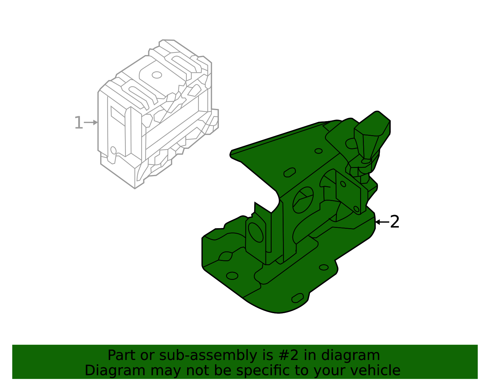 2015-2016 Nissan Rogue Cruise Control Distance Sensor Bracket 28452 ...