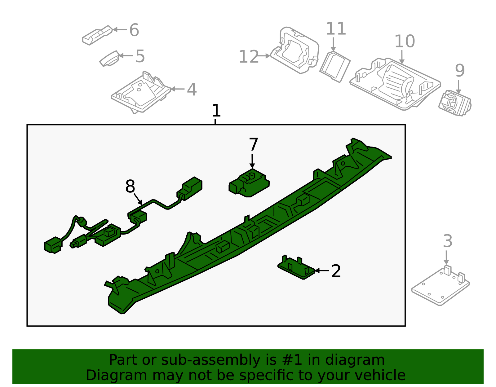 Genuine OEM Finish Molding Part# LR178918 Fits 2018-2023 Land Rover ...