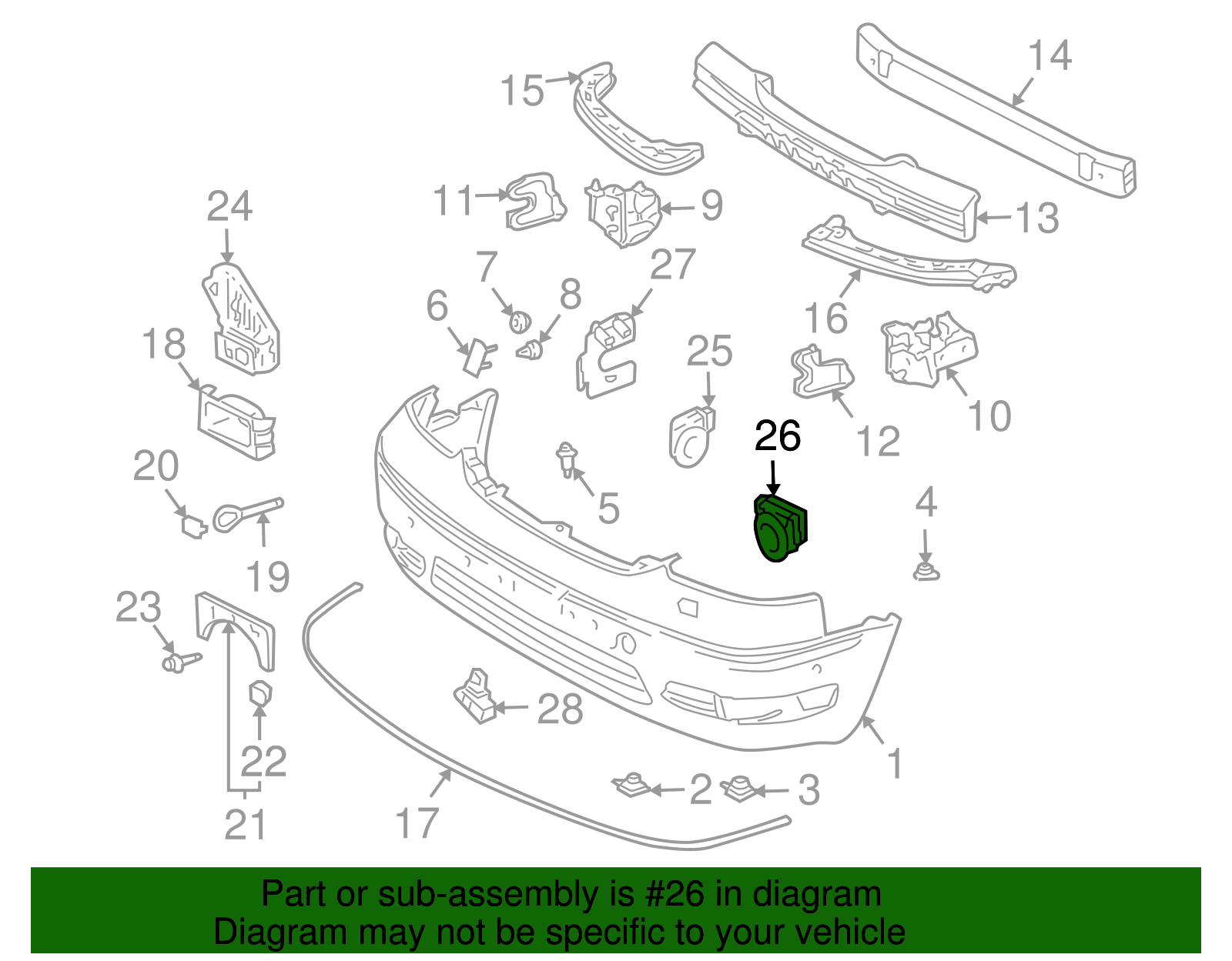 89341-50050-A0 - 2001-2006 Lexus LS430 - Distance Sensor | My L Parts