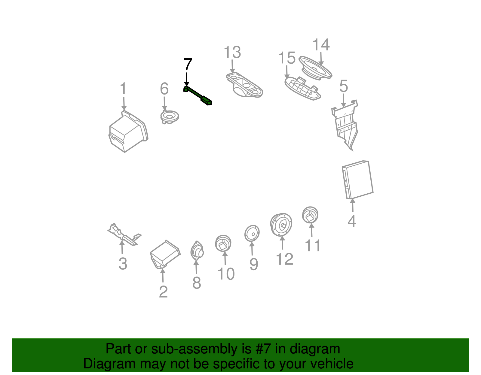 220-820-03-35 - Navigation Microphone 2000-2014 Mercedes-Benz ...