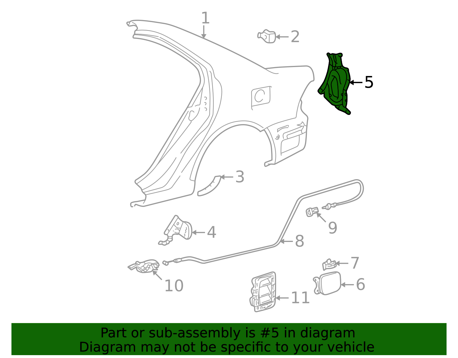 61698-02902 - Toyota End Panel 2003-2008 Toyota Corolla | Performance ...