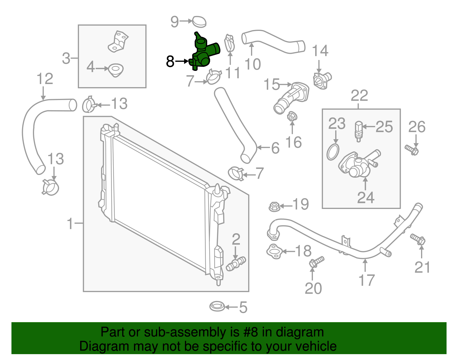 25329-1R200 - Filler Neck - 2012-2017 Hyundai | Conicelli Hyundai