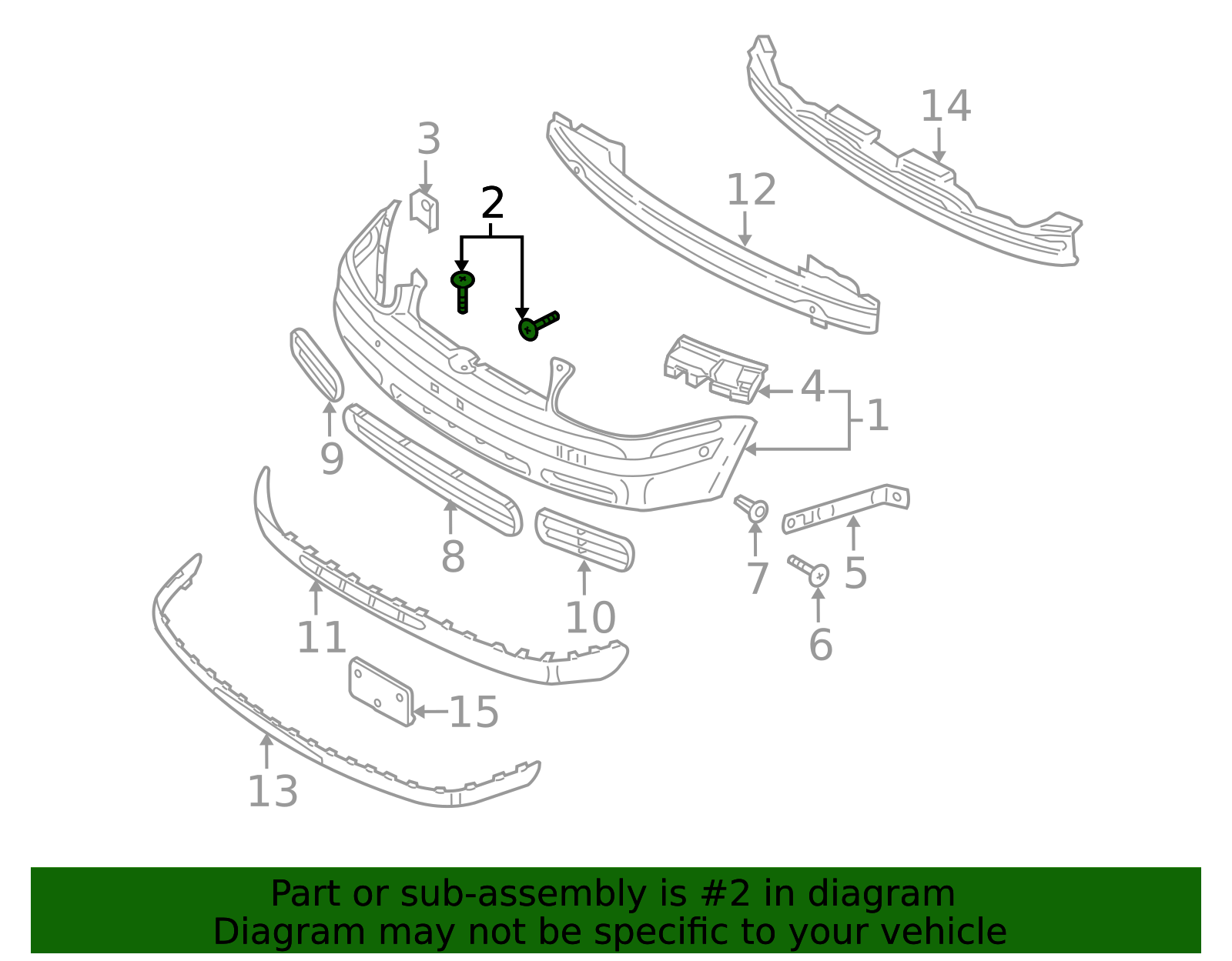 6N0-807-199 - Bumper Cover Bolt 1999-2010 Volkswagen | OEM VW Parts Haus