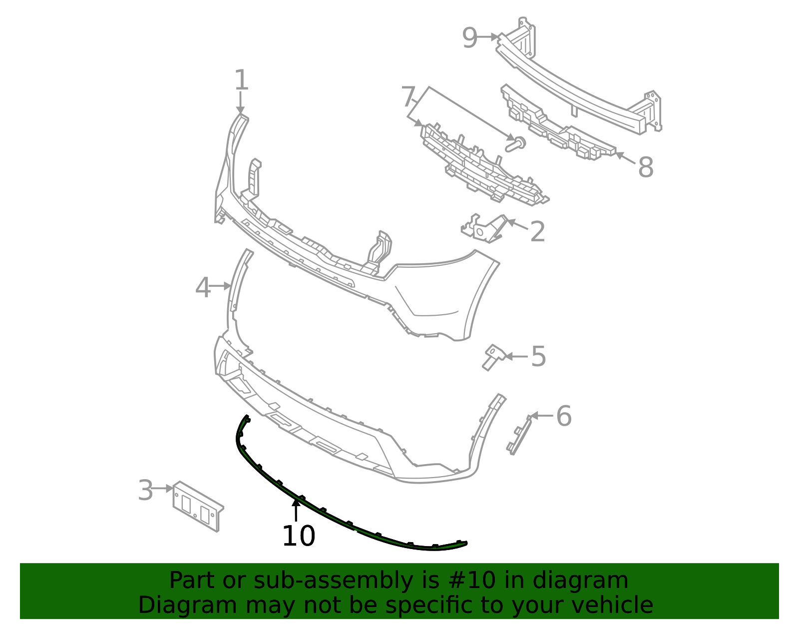 86591-R5000 - Valance 2021-2023 Kia Sorento | Kia.Parts Store