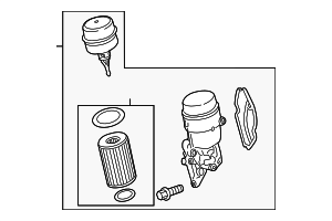642-180-14-10-64 - Filter Housing For 2010-2022 Mercedes-Benz ...