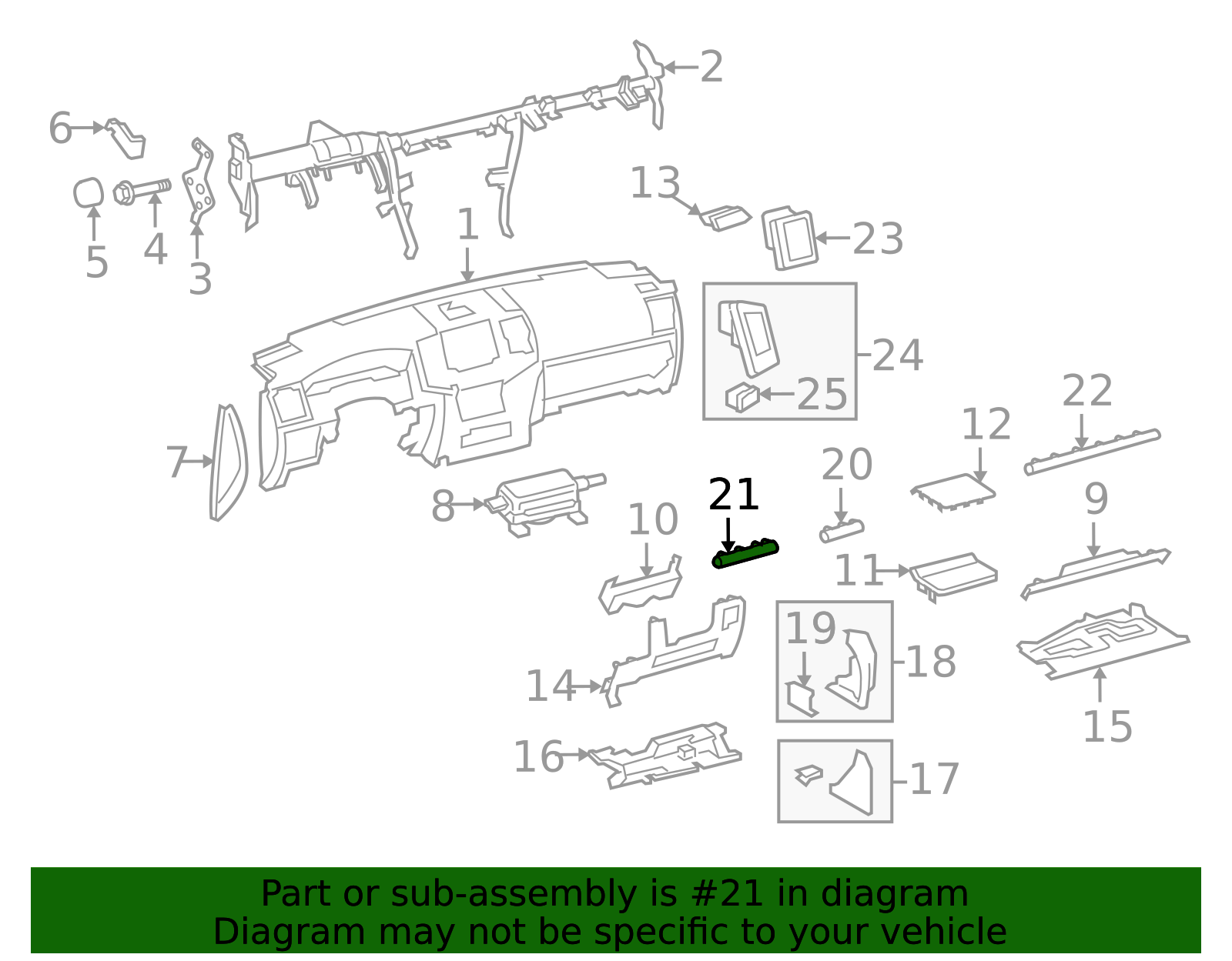 2013-2015 Toyota Land Cruiser Molding 55011-60050-E1 | OEM Parts Online