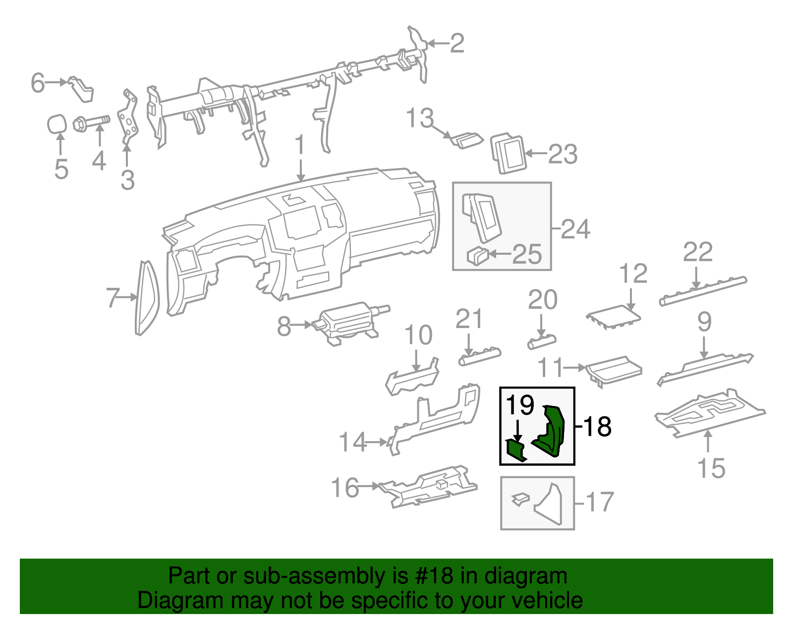 2013-2015 Toyota Land Cruiser Pad Assembly 55403-60080-C0 | Toyota ...