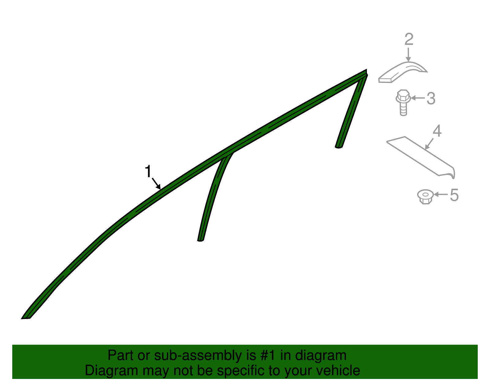 2016-2024 Nissan Body Weather-Strip 80829-9FS0B | Sullivan Brothers Nissan