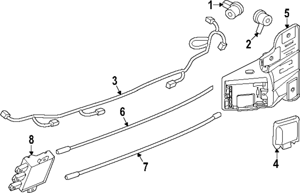 2022-2024 Lincoln Navigator Wire Harness NL7Z-15K868-GA | Ford OEM ...